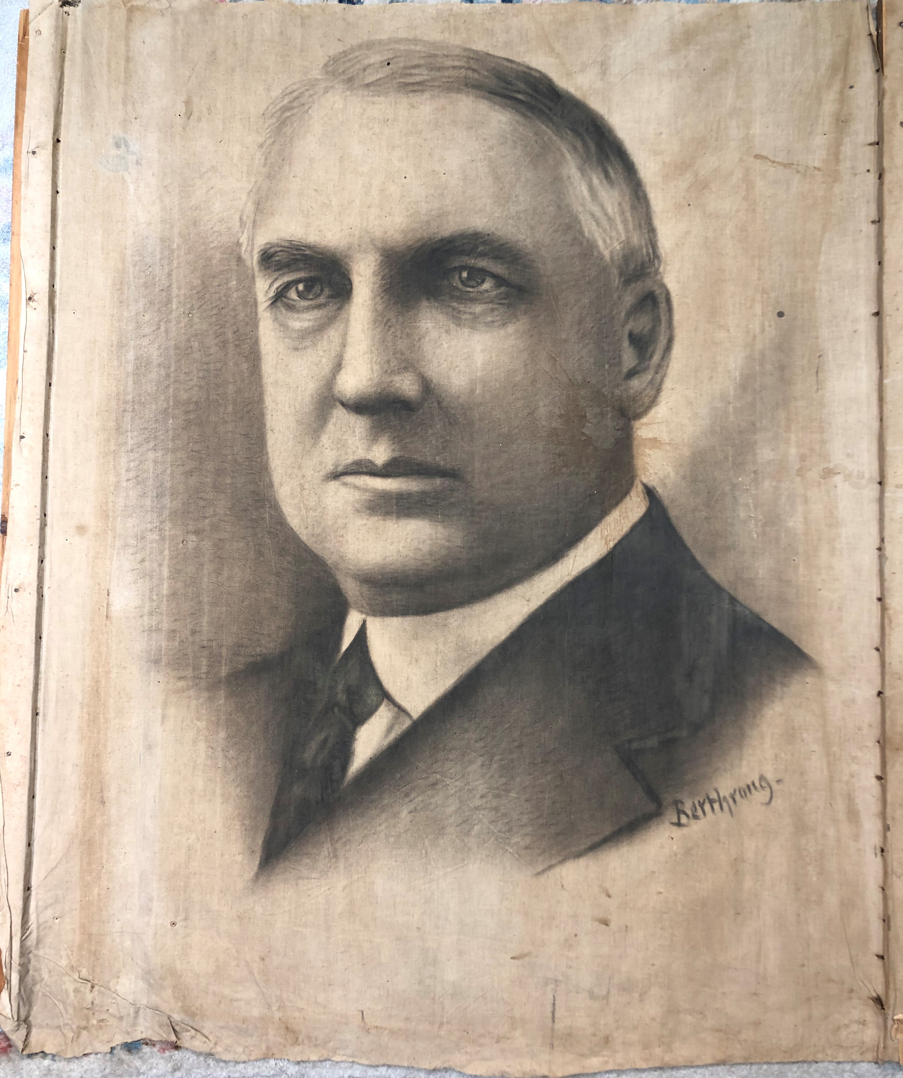 The Mill’s Warren Harding Banner – Old Schwamb Mill