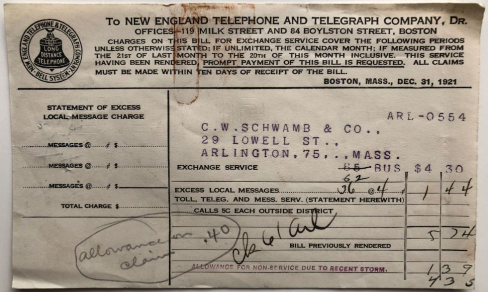 Telephone Comes to the Mill – Old Schwamb Mill